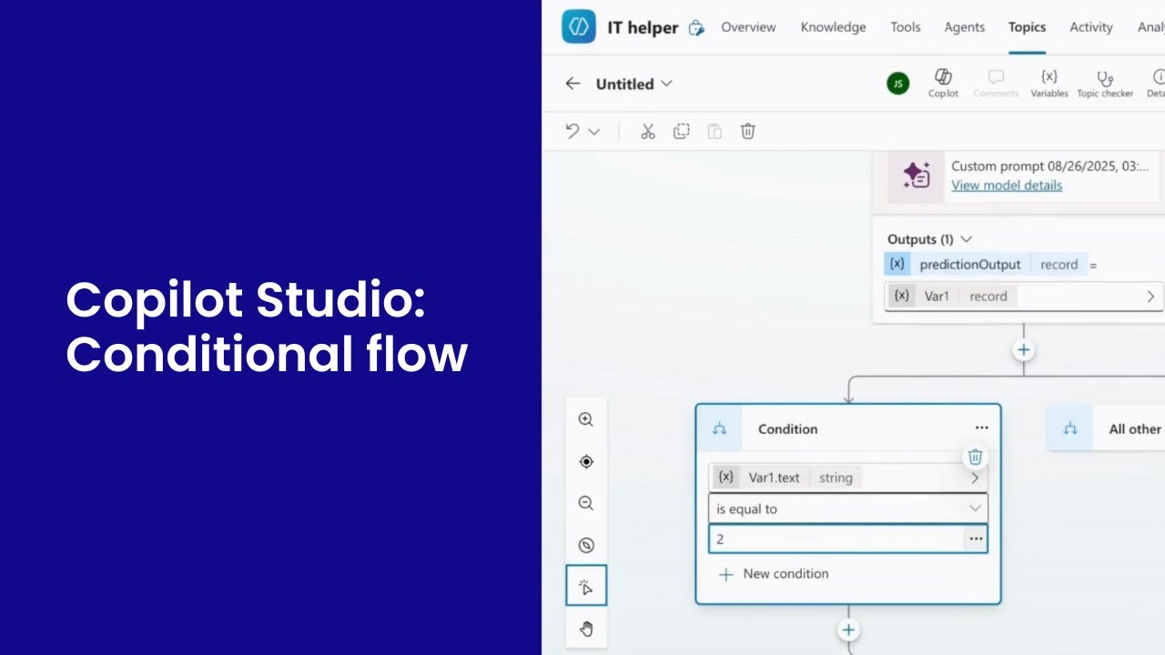 Copilot Studio: Conditional Flow - YouTube