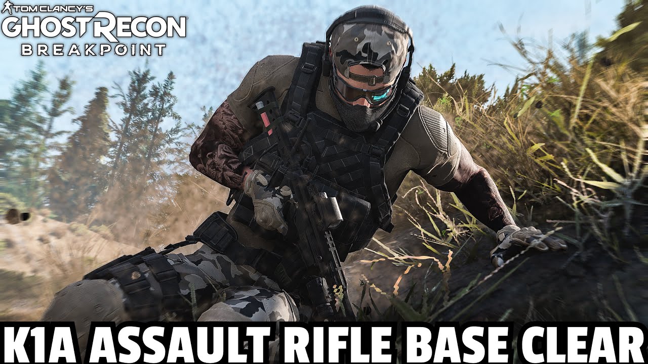 GHOST RECON BREAKPOINT - K1A ASSAULT RIFLE BASE CLEAR - YouTube