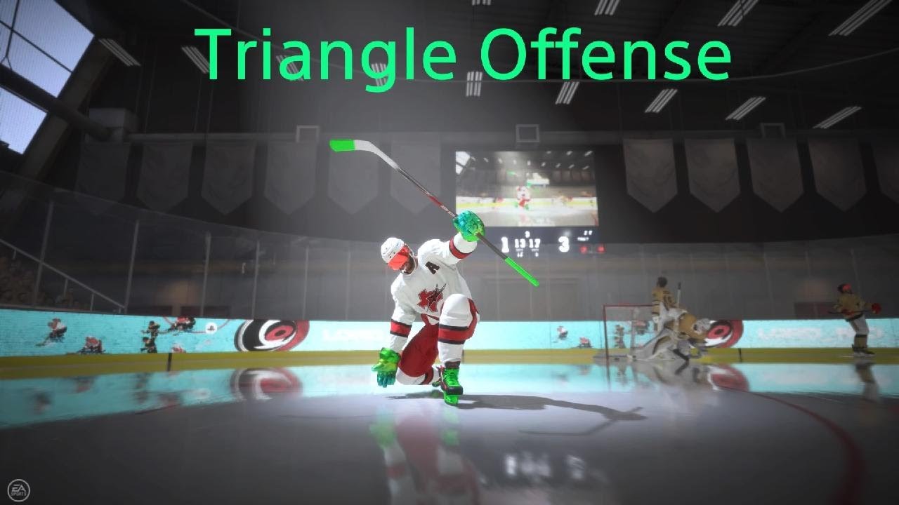 NHL 24: 3v3 Triangle Offense - YouTube