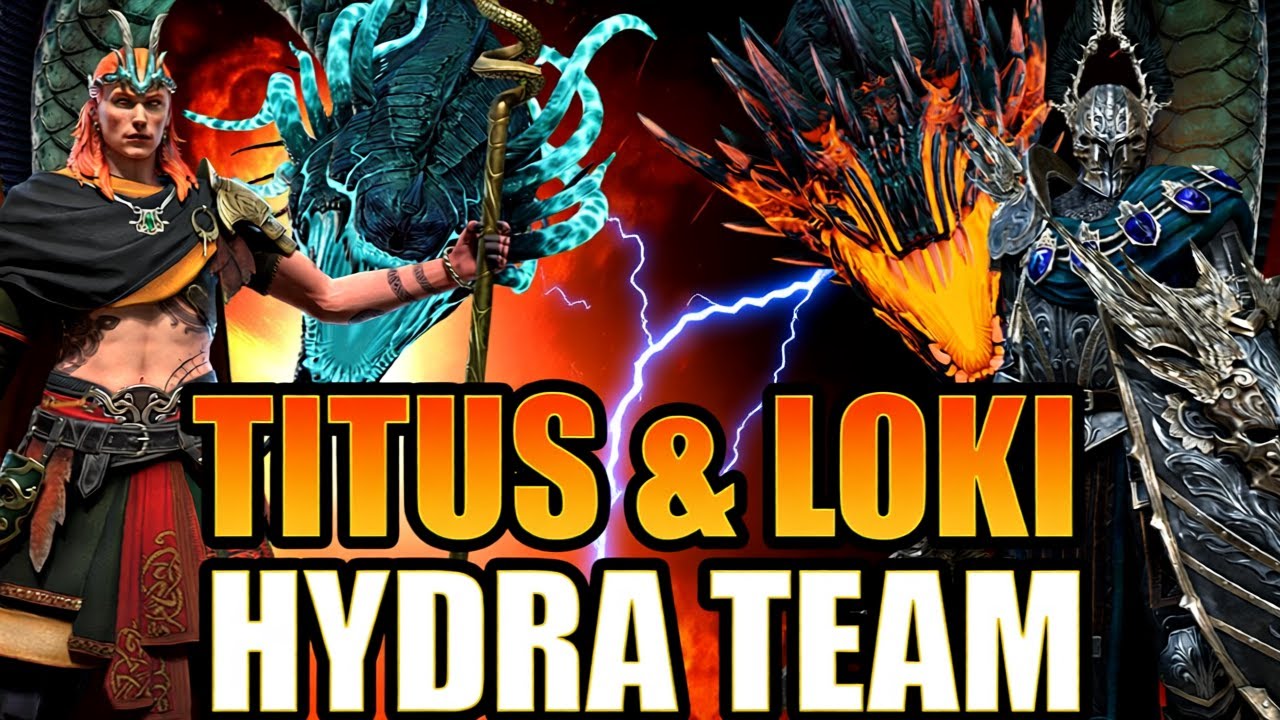 Loki & Titus Hydra team. He is Actually BETTER than i Thought Raid ...
