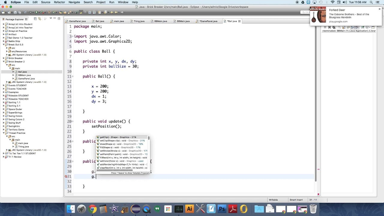 Brick Breaker - The Basic Ball - YouTube