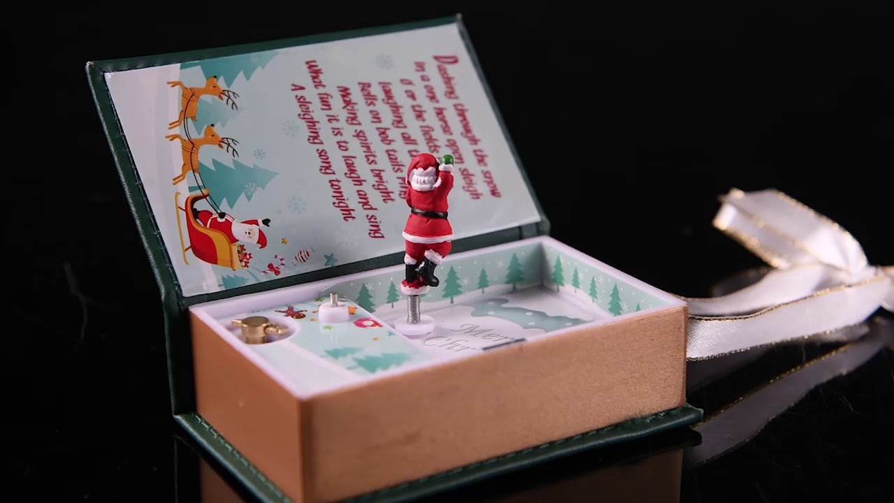 16185 - Mr. Christmas Pop Up Song Book - Santa - YouTube