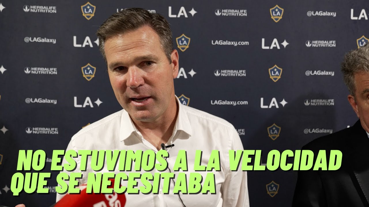 LAFC 4 LA GALAXY 2 GREG VANNEY Conferencia Post Partido - YouTube