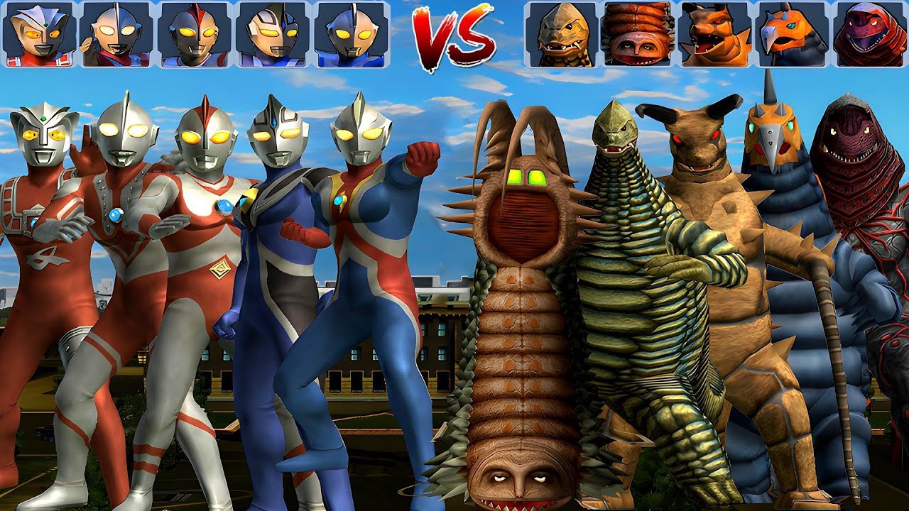 Ultraman Fighting Evolution3🔥Ultraman and monster combination battle# ...
