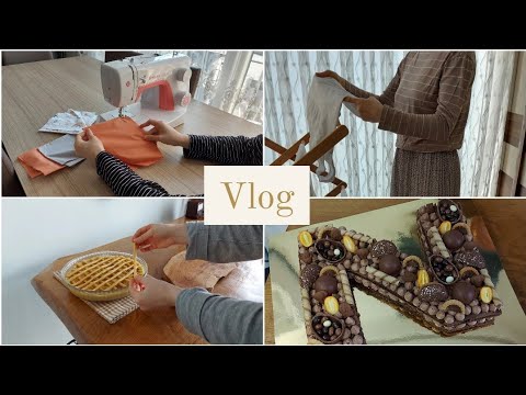 BEBEK ÇEYİZİ HAZIRLIĞI / HARF PASTA / ELMALI TURTA / SESSİZ VLOG