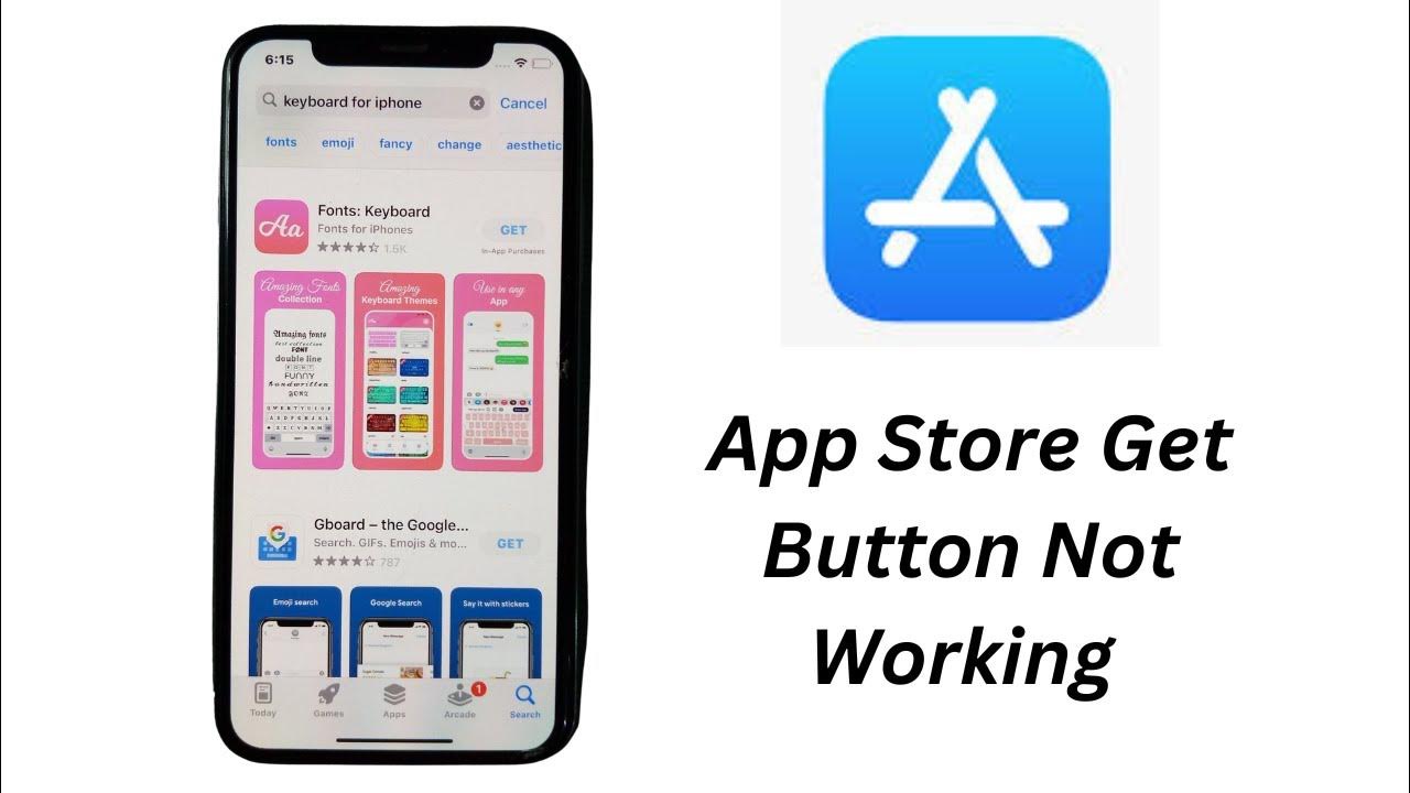 iPhone App Store Get Button Not Working | Fix iPhone App Store Get Button is Grayed out. - YouTube