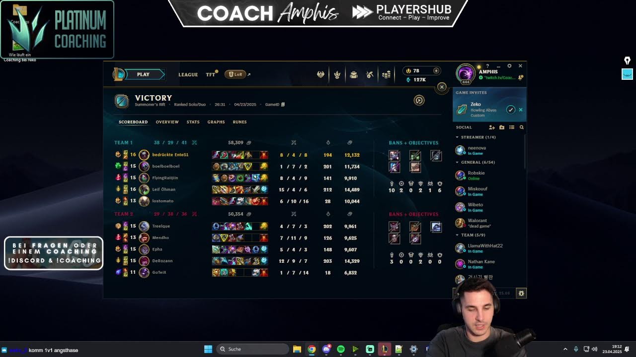 Livecoachings - Letzten Coachingslots für nächste Woche |Stream #60 ...