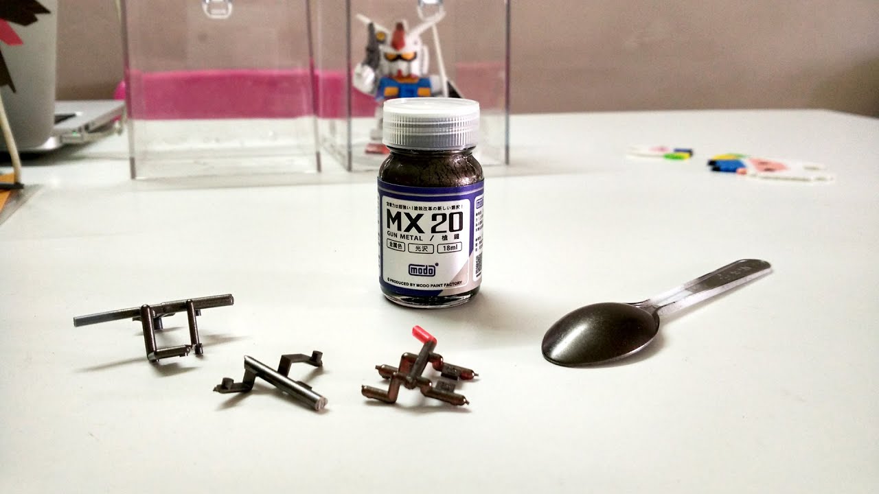 Paint : Modo MX 20 Gun Metal (Airbrush Experiment) - YouTube