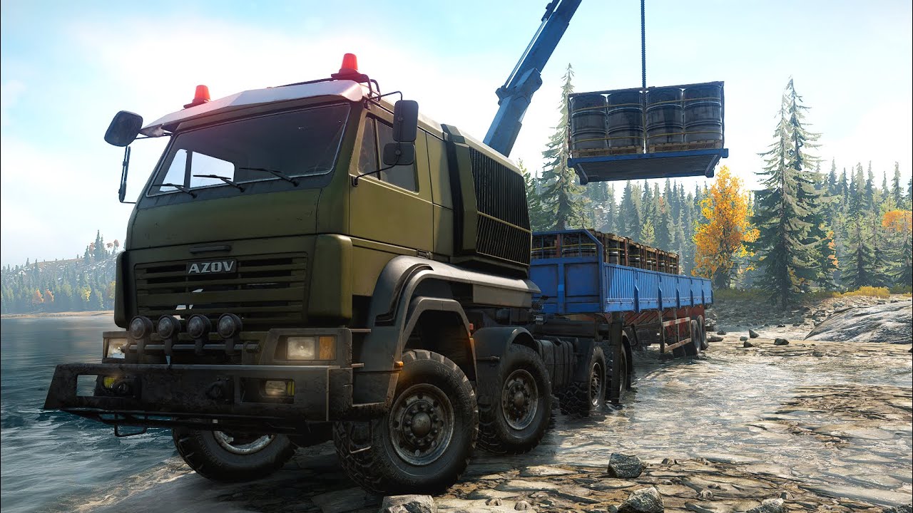 SnowRunner - Azov 64131 The Hardest Mission Accomplished ( Gameplay ...