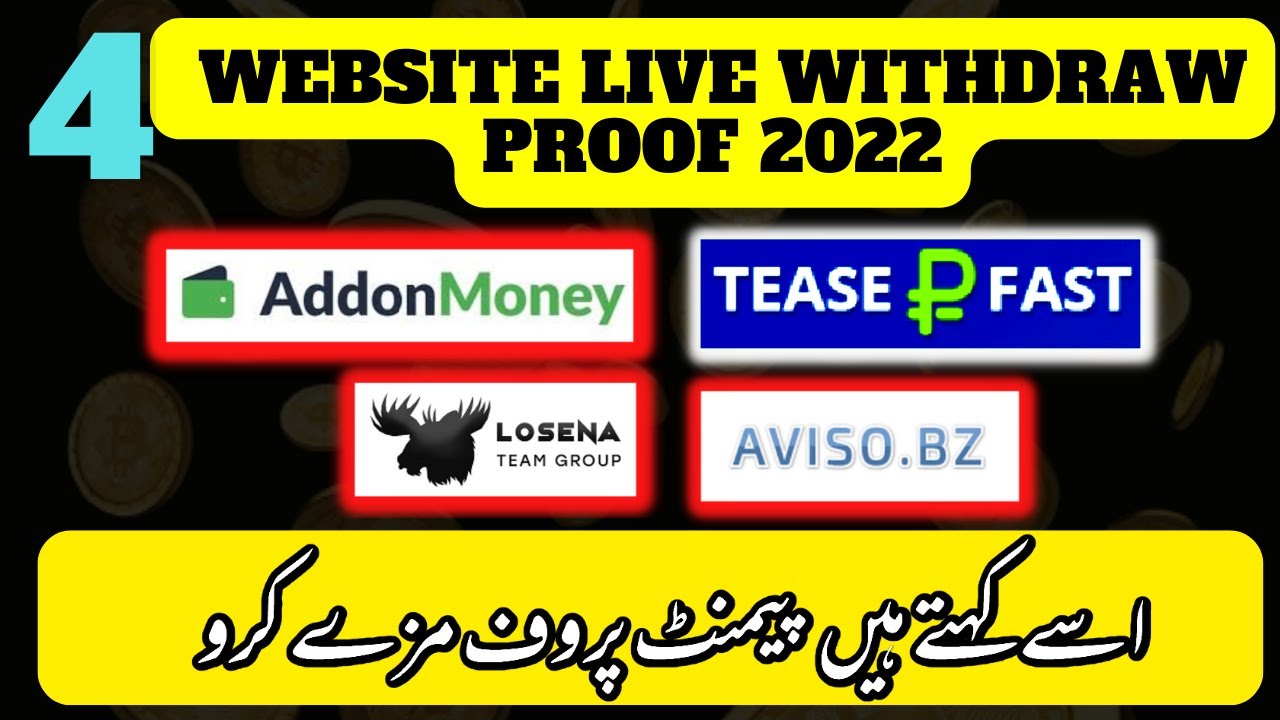 4 Websites Live Withdraw Learn And Earn Money Teaserfast Addonmoney ...