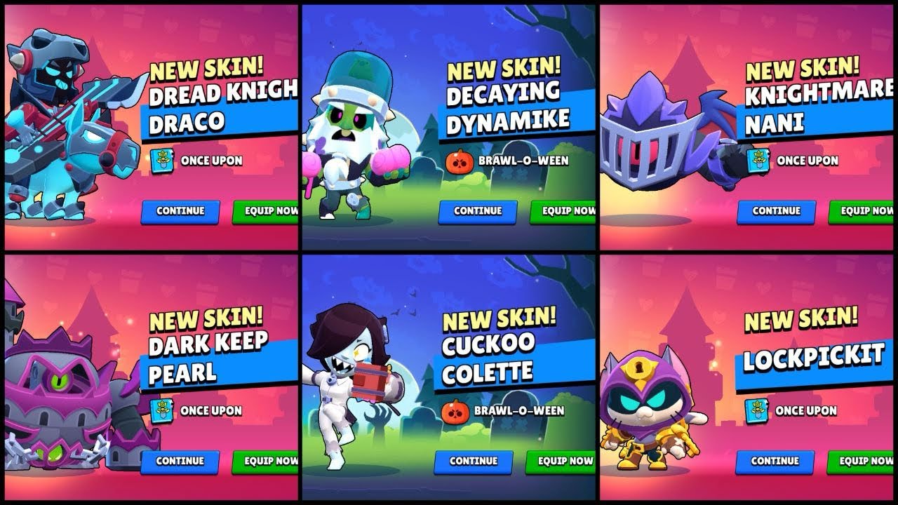 Unlocking All New Skins in brawl stars Season 31 ! - YouTube