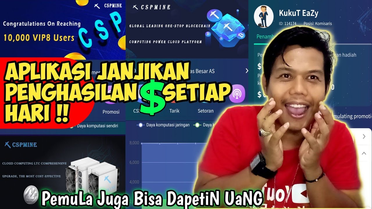 Terbaru!! ApLikasi PenghasiL CSP MiNe | Investasi Mining | Kupas SCAM ...
