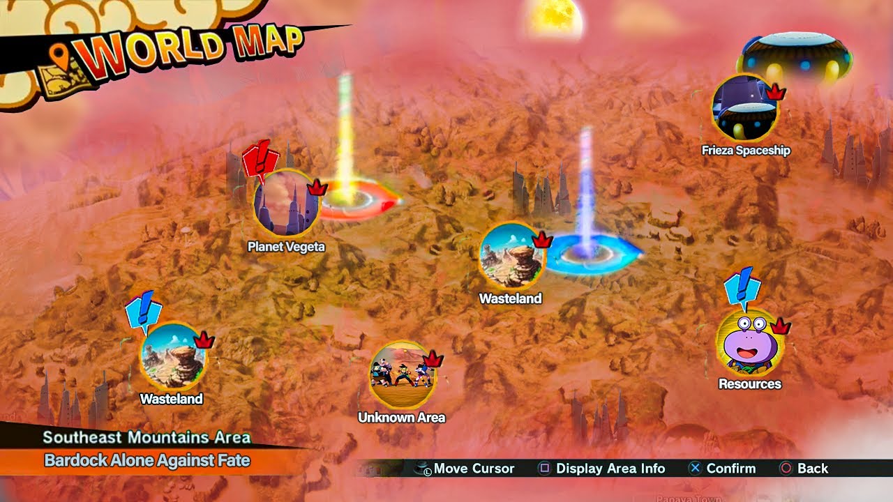Dragon Ball Z Kakarot DLC 4 New World Map! - YouTube