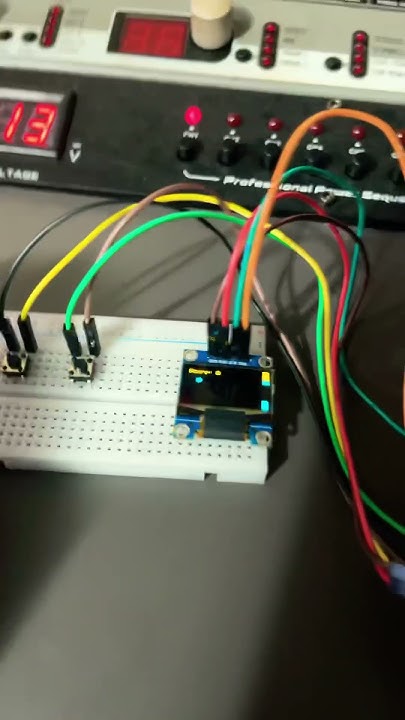 Flappy bird with esp32 chip and oled screen - YouTube