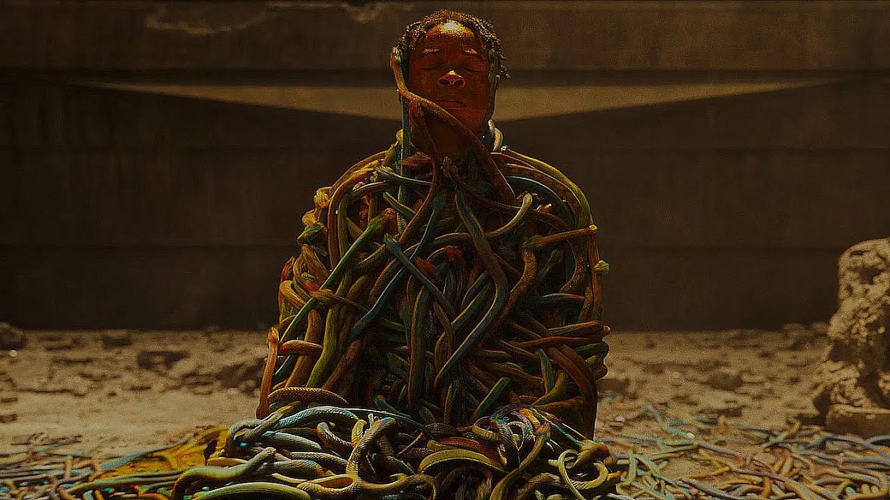 It's amazing what these genetically modified snakes are capable of ...