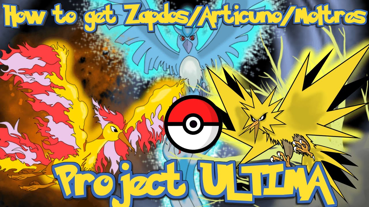 How to get the Legendary Birds in Roblox Pokemon - Project ULTIMA - YouTube