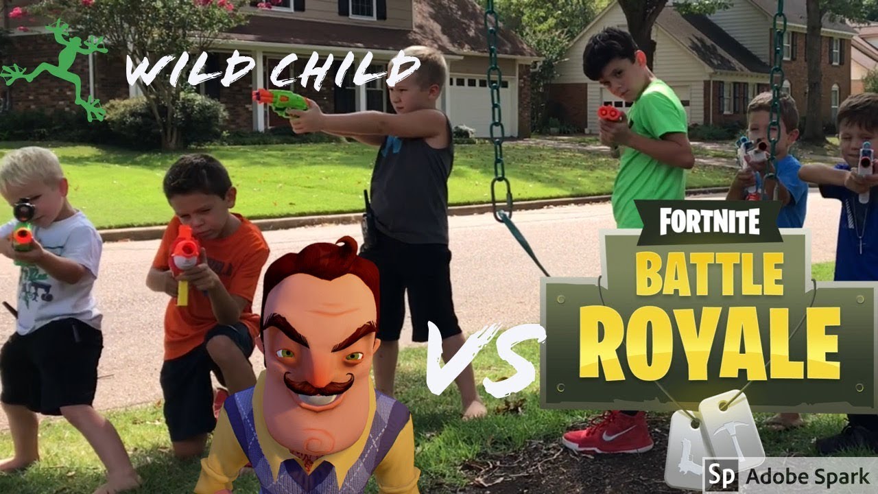 Fortnite vs Hello Neighbor - YouTube