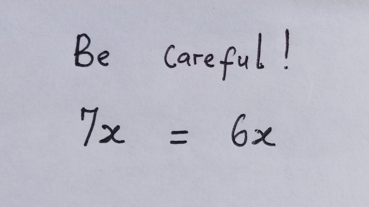 Interesting algebraic equation | Can you solve ? - YouTube