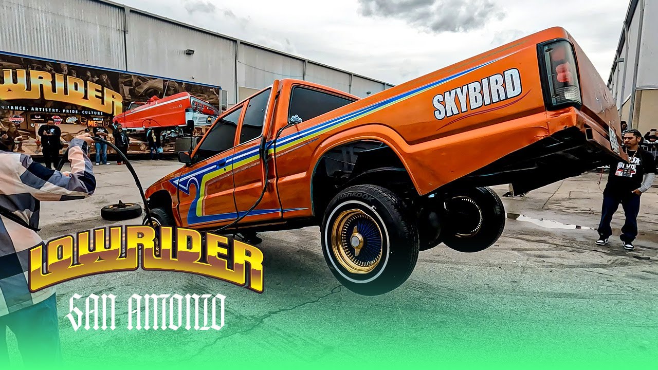 LOWRIDER HOP SAN ANTONIO SUPERSHOW!! GRILL COMES OFF!!! - YouTube