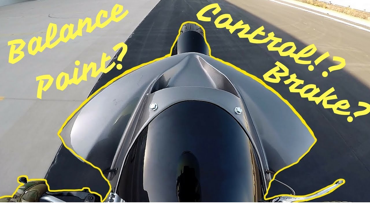 How to Slow WHEELIE at Balance Point, with Rear Brake! (MotoVlog) - YouTube