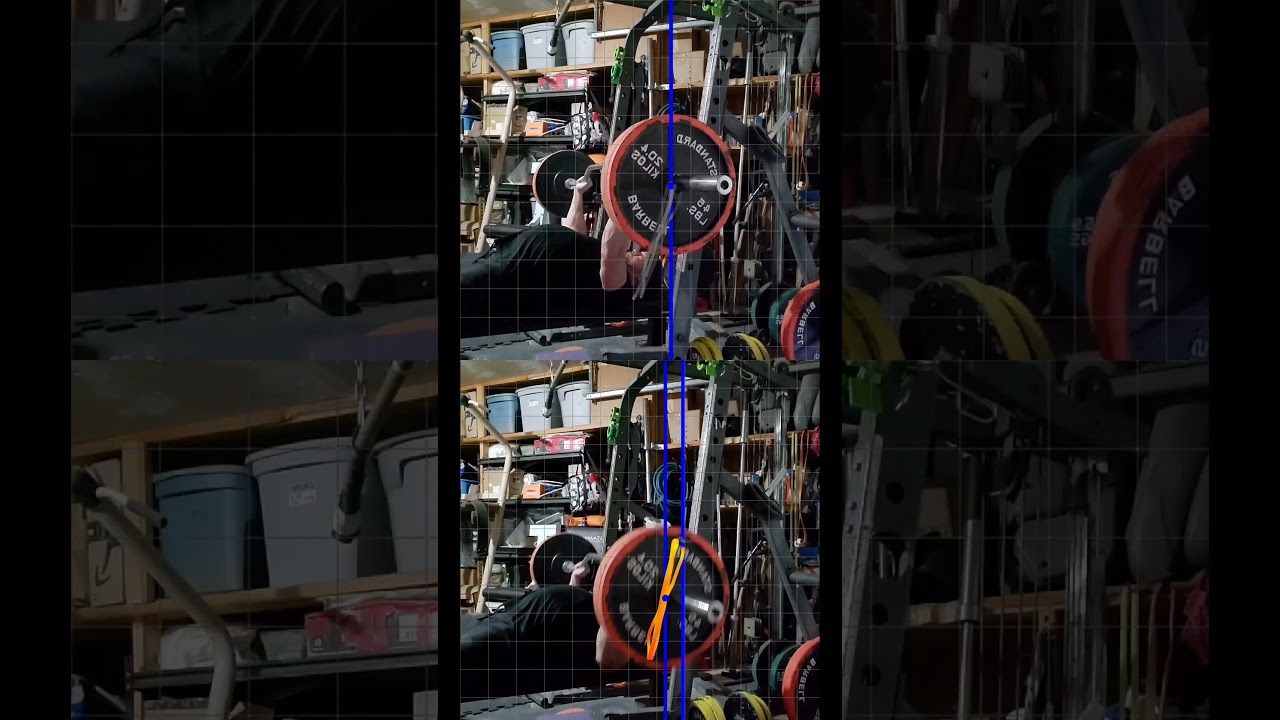 Bench press deficit press using camber bar and barbell tracking app ...