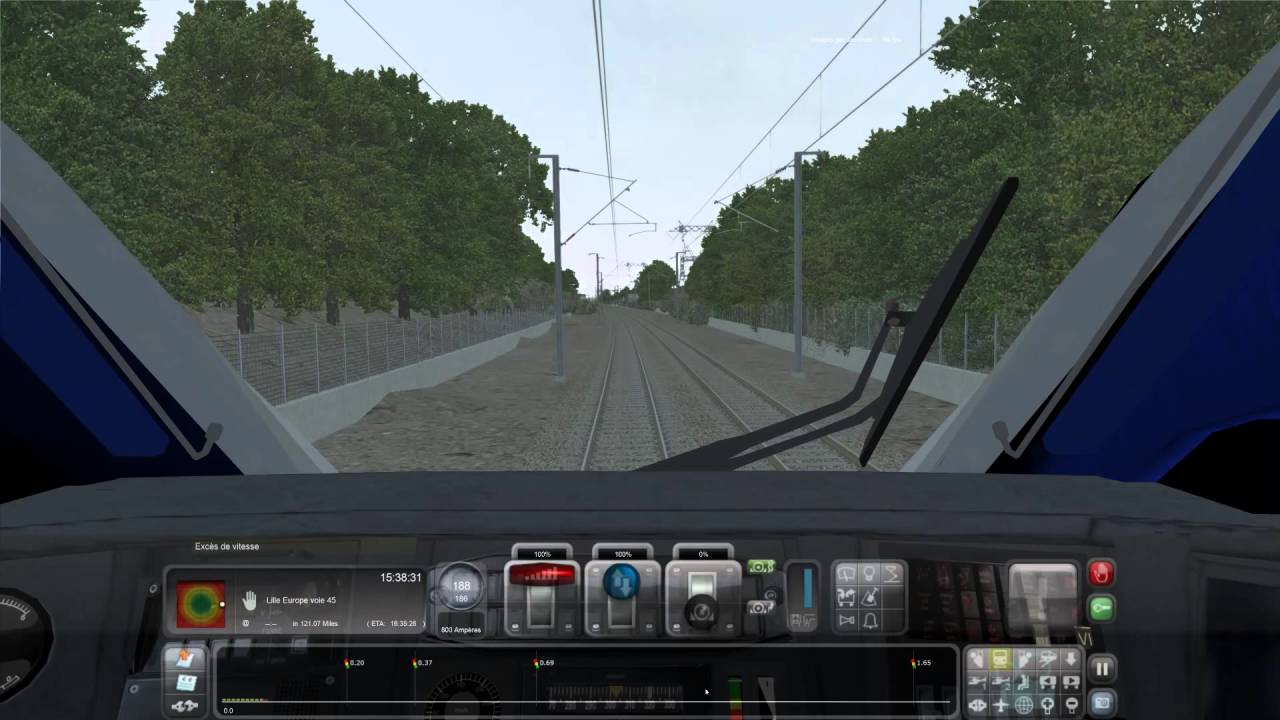 TS 2016 TGV DUPLEX CDG LILLE EUROPE via haute picardie et Arras - YouTube