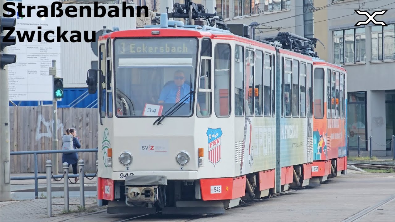 Straßenbahn Zwickau | Tram | Vogtlandbahn | 2024 | Trams in Germany ...