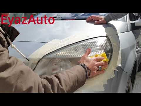 Nettoiyage d'un phare (Far Temizleme Yontemi) renault scenic