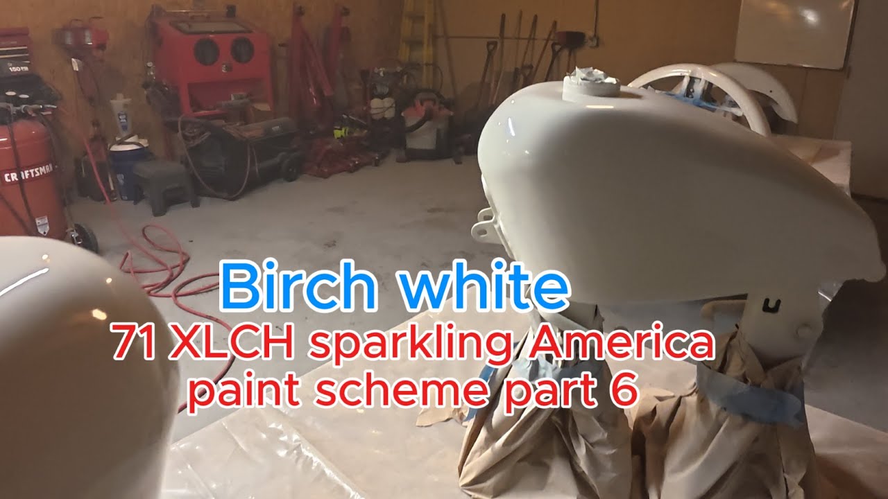 1971 iron head sportster sparkling America paint scheme part 6 low ...