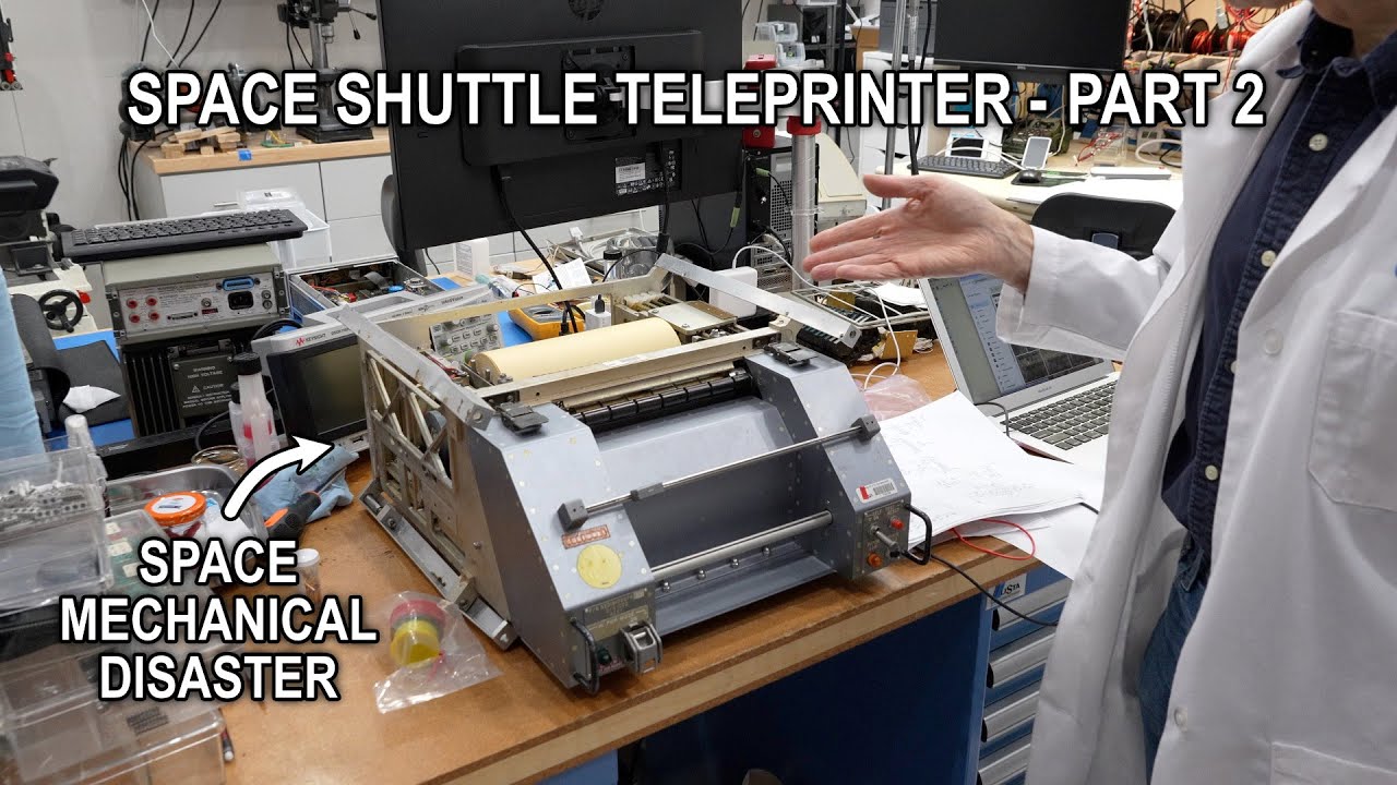 Space Shuttle Teleprinter - Part 2: So many mechanical issues! - YouTube