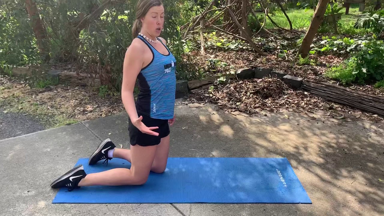 Active Hamstring Split leg Stretch - YouTube