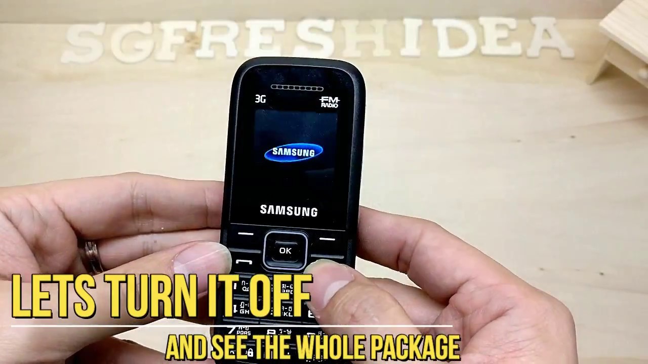 Samsung Keystone 3 Senior Phone 3G Singapore - YouTube