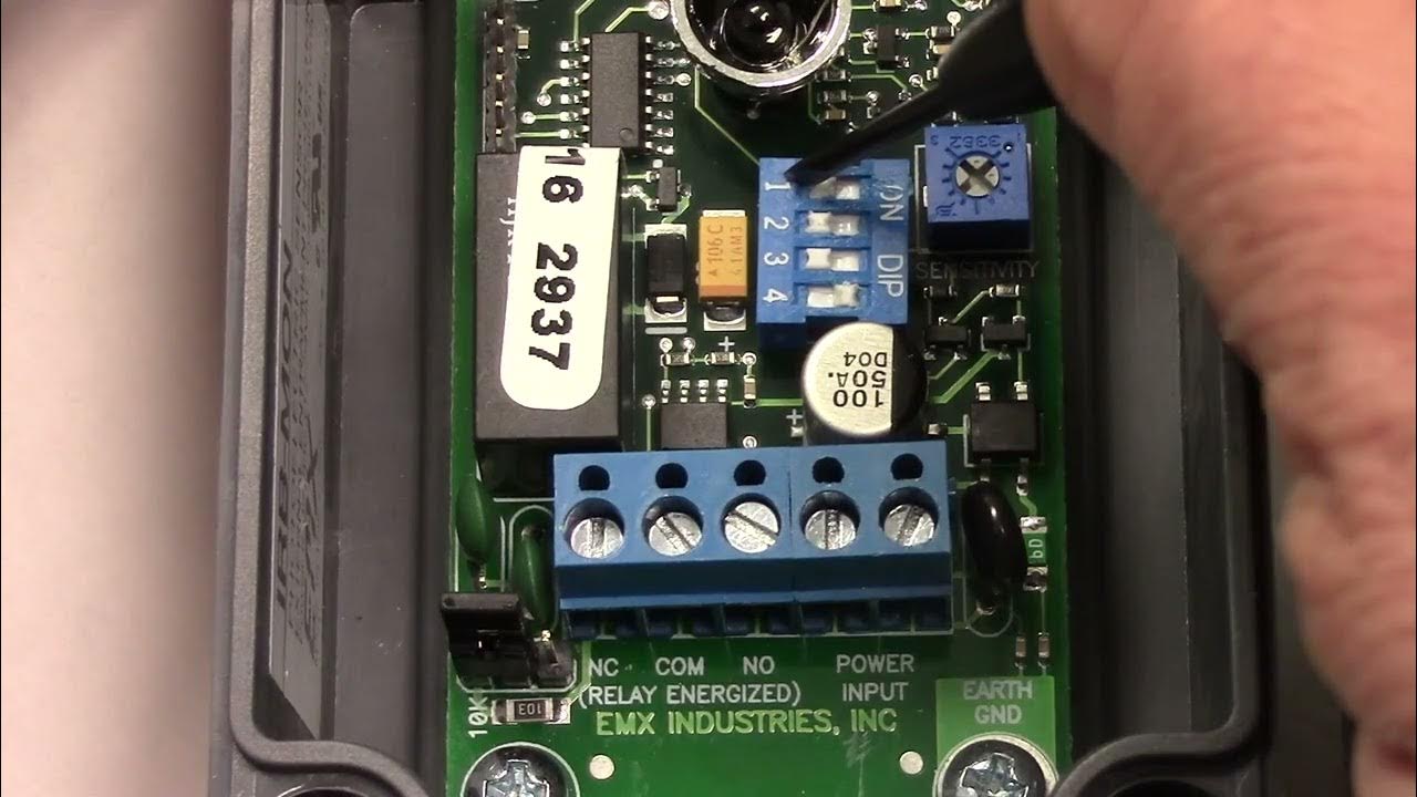 EMX IRB MON Photo Eye - UL325 Monitoring Settings | All Security Equipment - YouTube