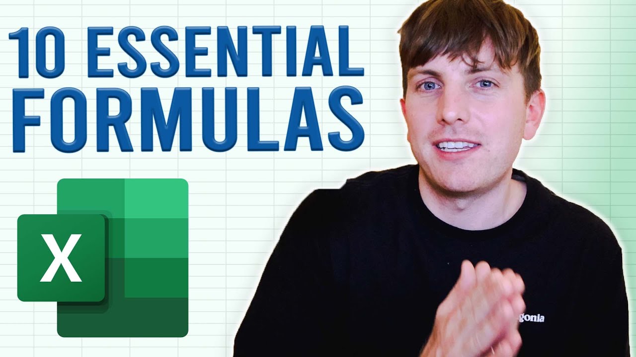 10 Excel Formulas To Learn First YouTube 10 Excel Formulas To Learn First YouTube