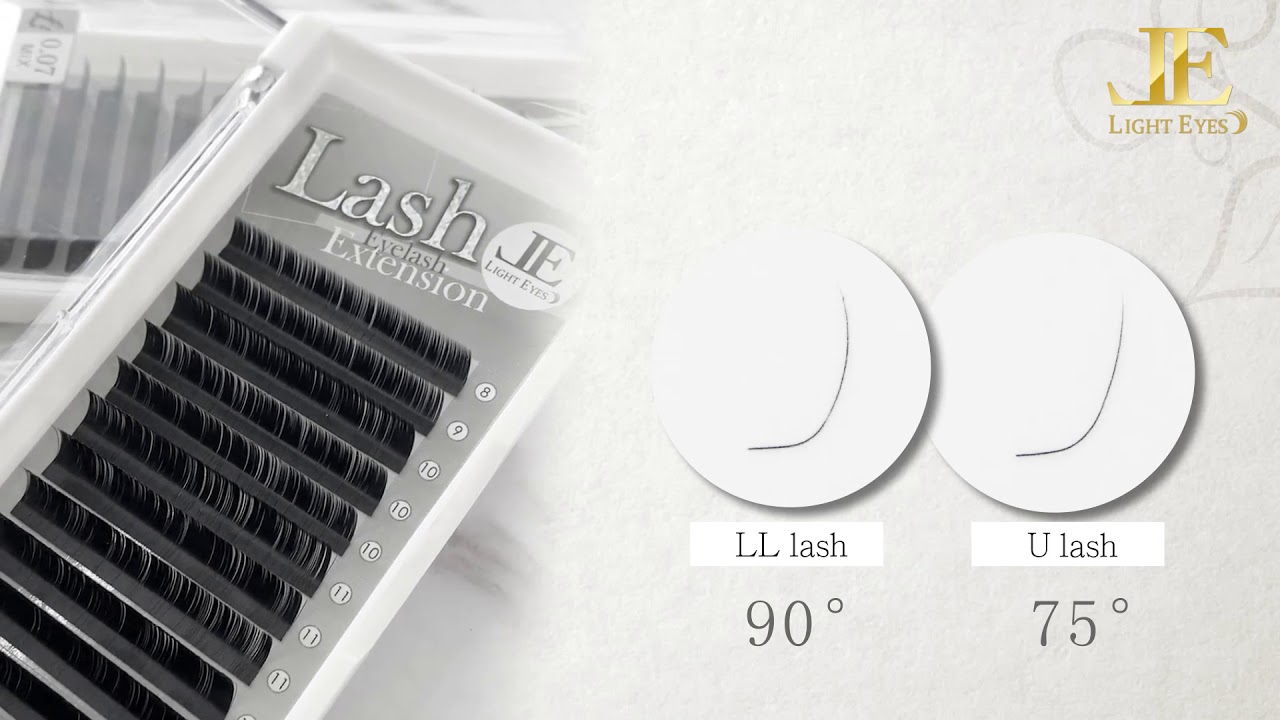 LIGHTEYES - DOUBLE L Eyelash extension - YouTube