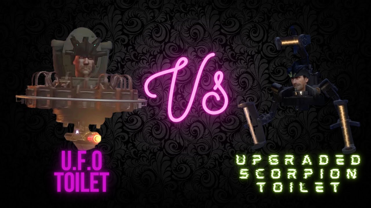 U.F.O Toilet V.S Upgraded Scorpion Astro Toilet# Skibidi Toilet# Fights ...