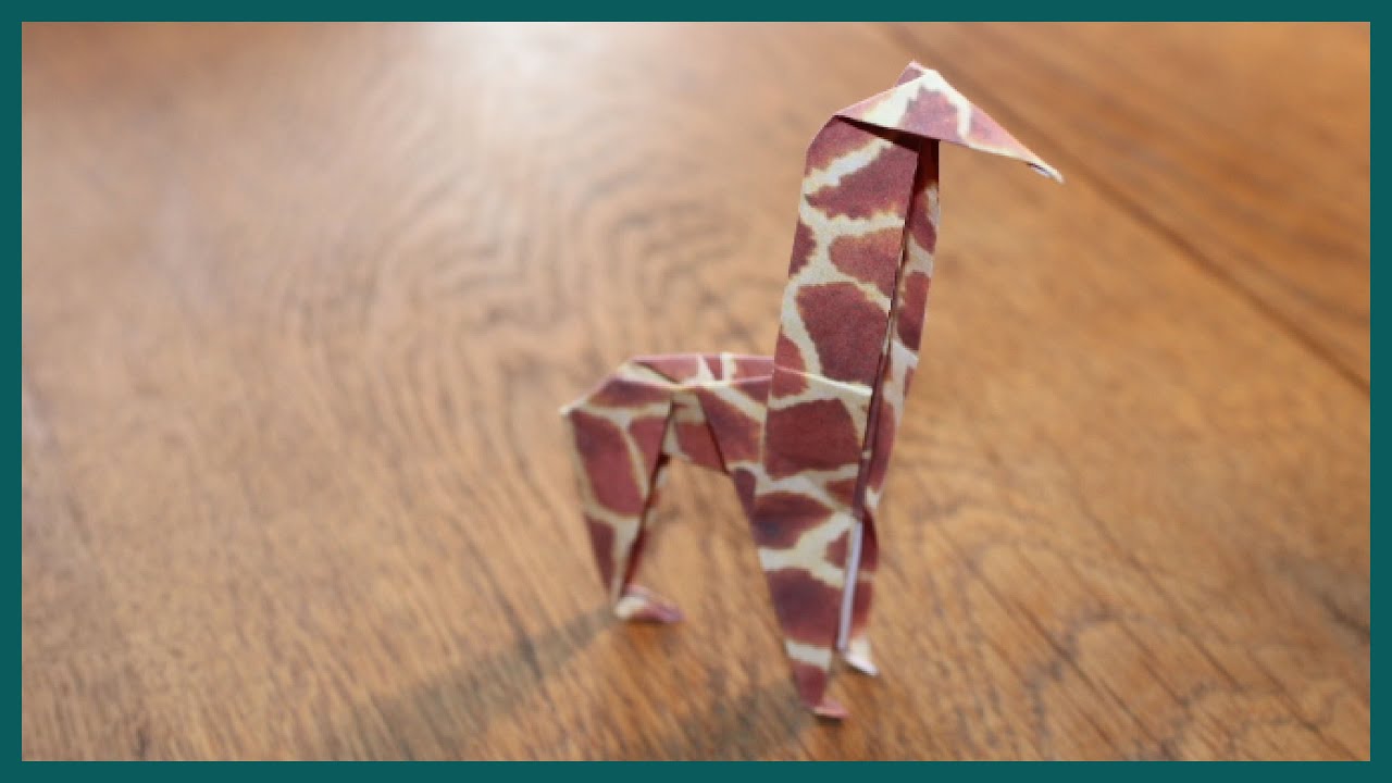 Tuto Origami : La Girafe - YouTube