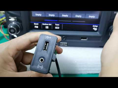 Rear USB With 5GD 035 280B For Golf 7 Golf 7.5 Passat B8 Car play ...