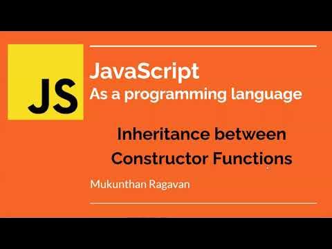 JavaScript - Inheritance between Constructor Functions - 023 - YouTube