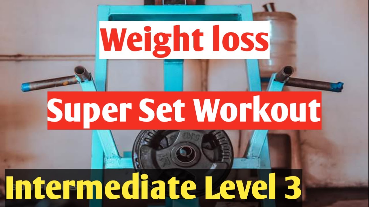 Intermediate weight loss workout - YouTube