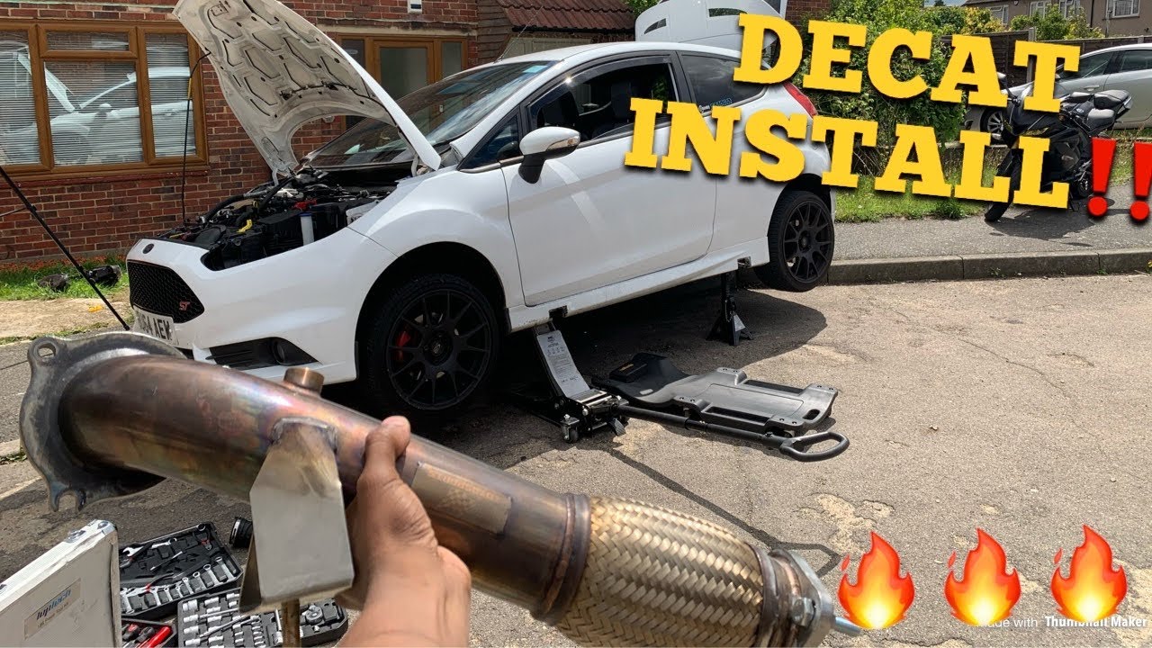 Fiesta ST: Decat Install‼️ - YouTube