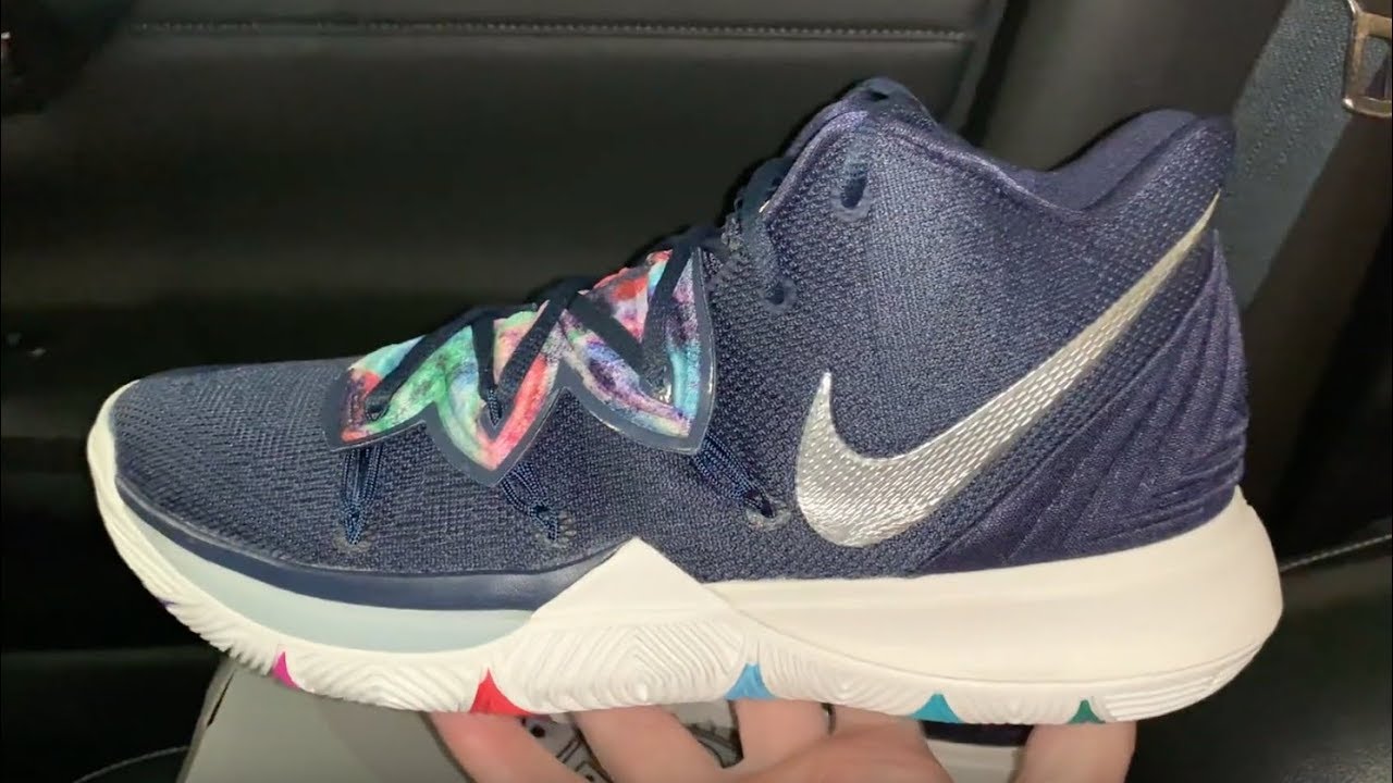Nike Kyrie 5 MultiColor basketball sneakers - YouTube