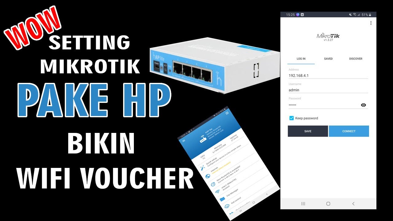 Cara Setting Mikrotik Menggunakan Hp Hotspot Voucheran Youtube