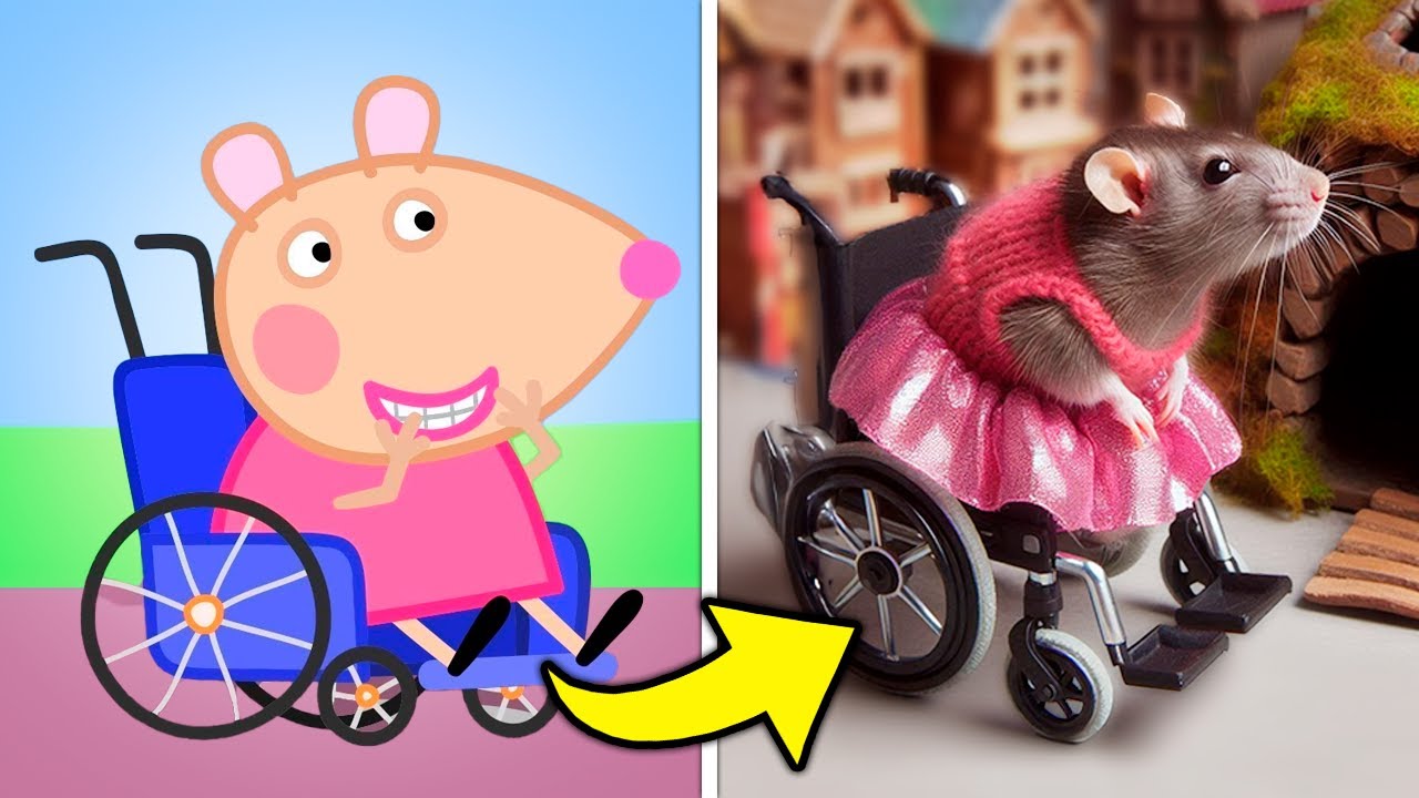 ¡Cómo serían los personajes de PEPPA PIG en la VIDA REAL! - YouTube