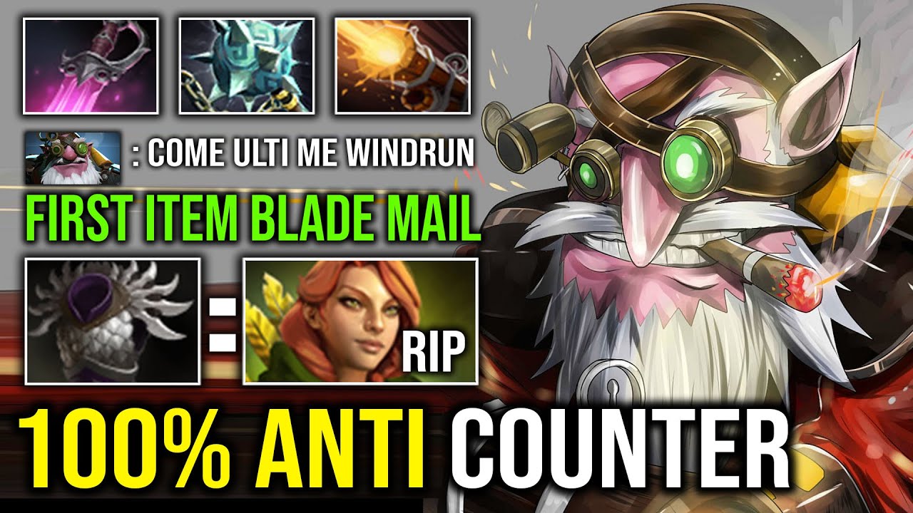 100% Anti Hard Counter First Item Blade Mail Unlimited Knockback Max ...