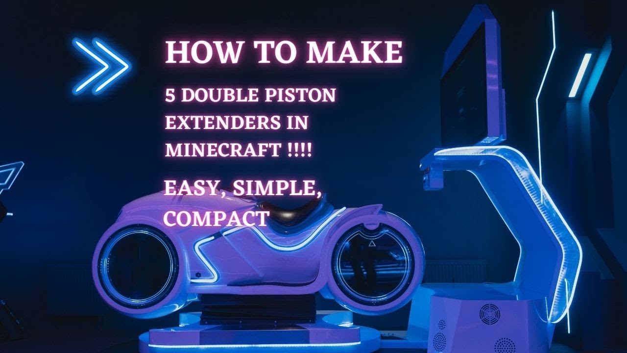 How to make 5 Piston Extenders In Minecraft!!!! - YouTube