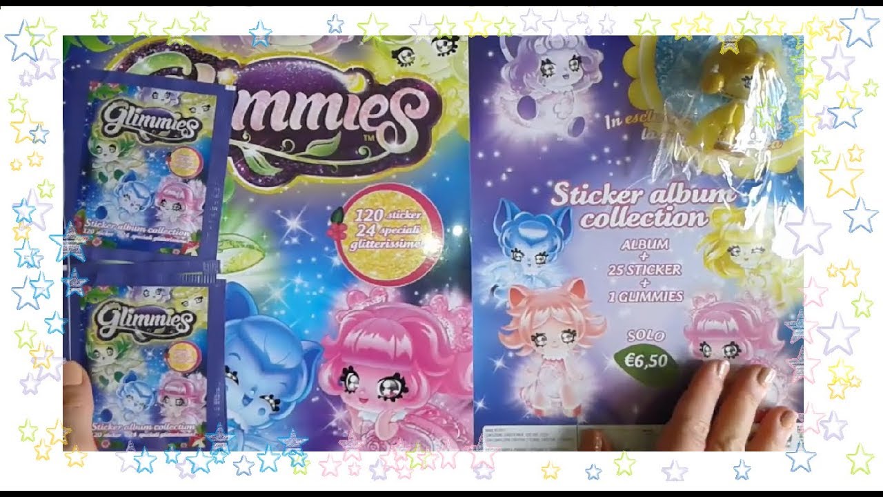 Glimmies Sticker collection, figurine ed album ufficiale delle glimmies ...