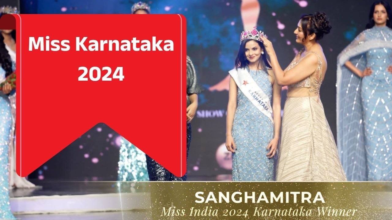 Sanghmitra won Miss Karnataka 2024 | Miss India 2024 Grand Finale ...