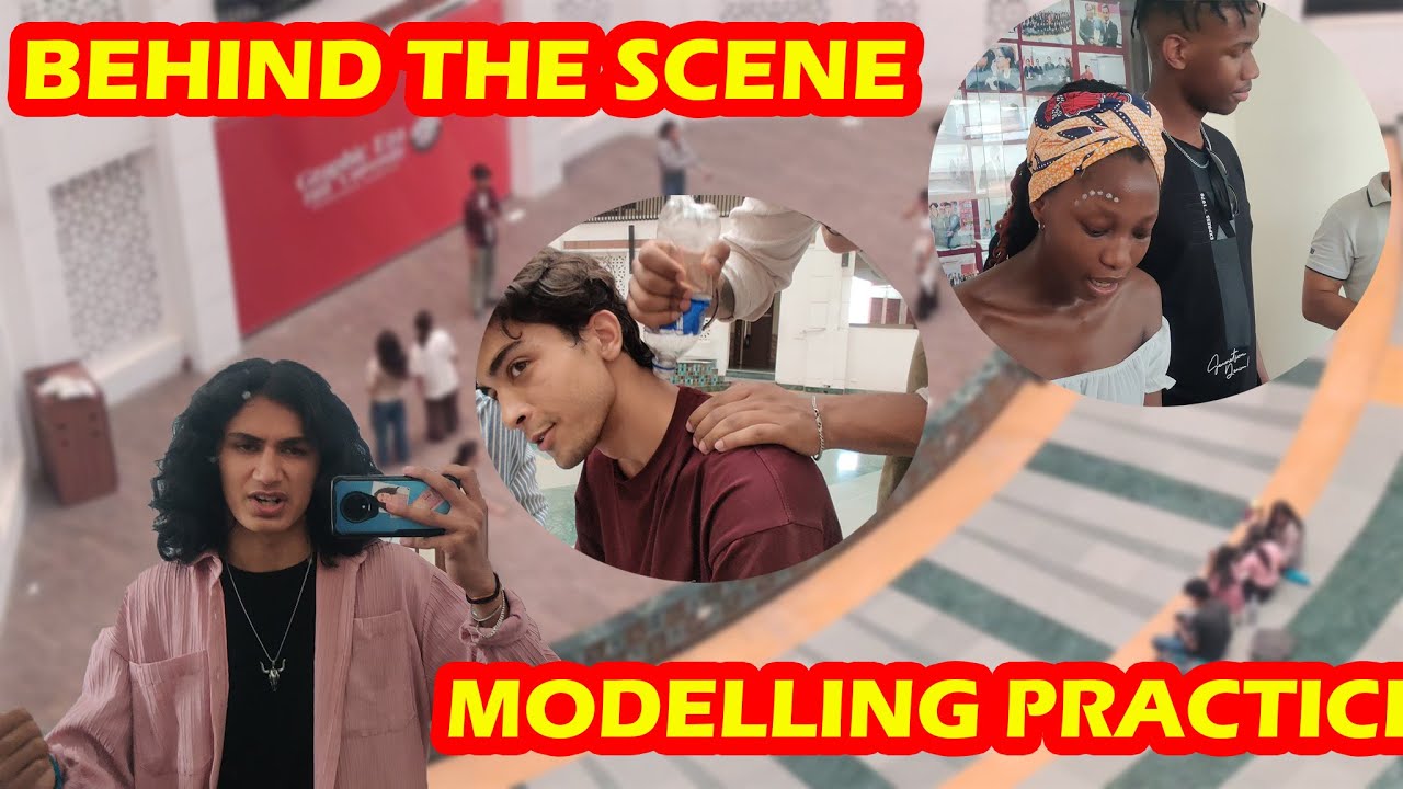 Behind-the-scenes of practice 2 Days left for the show | Modelling show ...