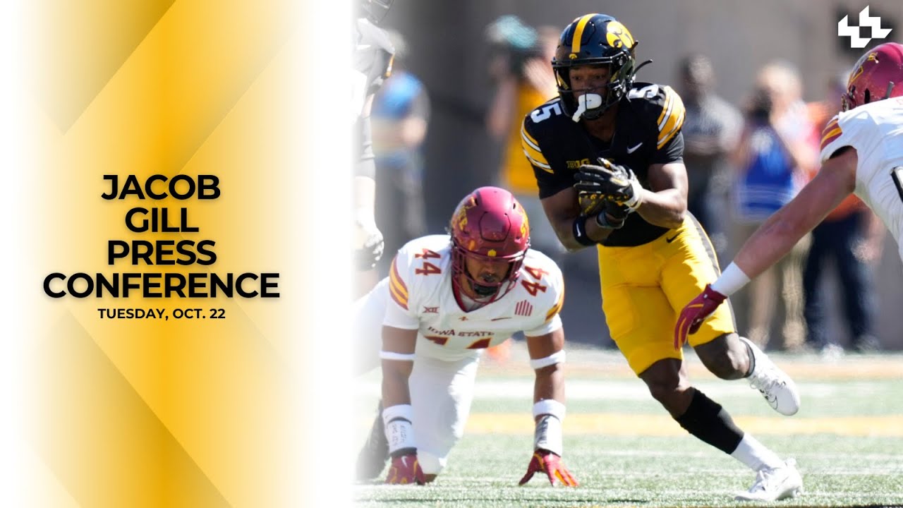 Jacob Gill Press Conference | Tuesday, Oct. 22 - YouTube